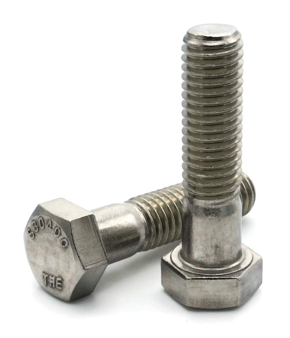 Hex Cap Screws 18-8 Stainless Steel - 5/16-18 x 2-3/4" PT Qty-25