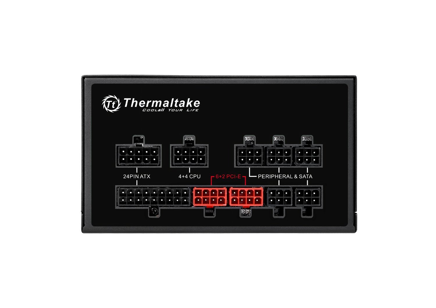 Thermaltake Smart Pro RGB 750W 80+ Bronze Smart Zero 256-Color RGB Fan Fully Modular ATX 12V 2.4/EPS 12V 2.92 Power Supply 7 YR Warranty PS-SPR-0750FPCBUS-R
