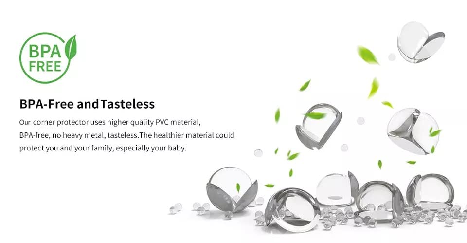 Baby Corner Protector - Pack of 12 - Crystal Clear Round Shape Edge Guards for Baby Proofing, Transparent and Clean Design with Triple-Side Adhesive