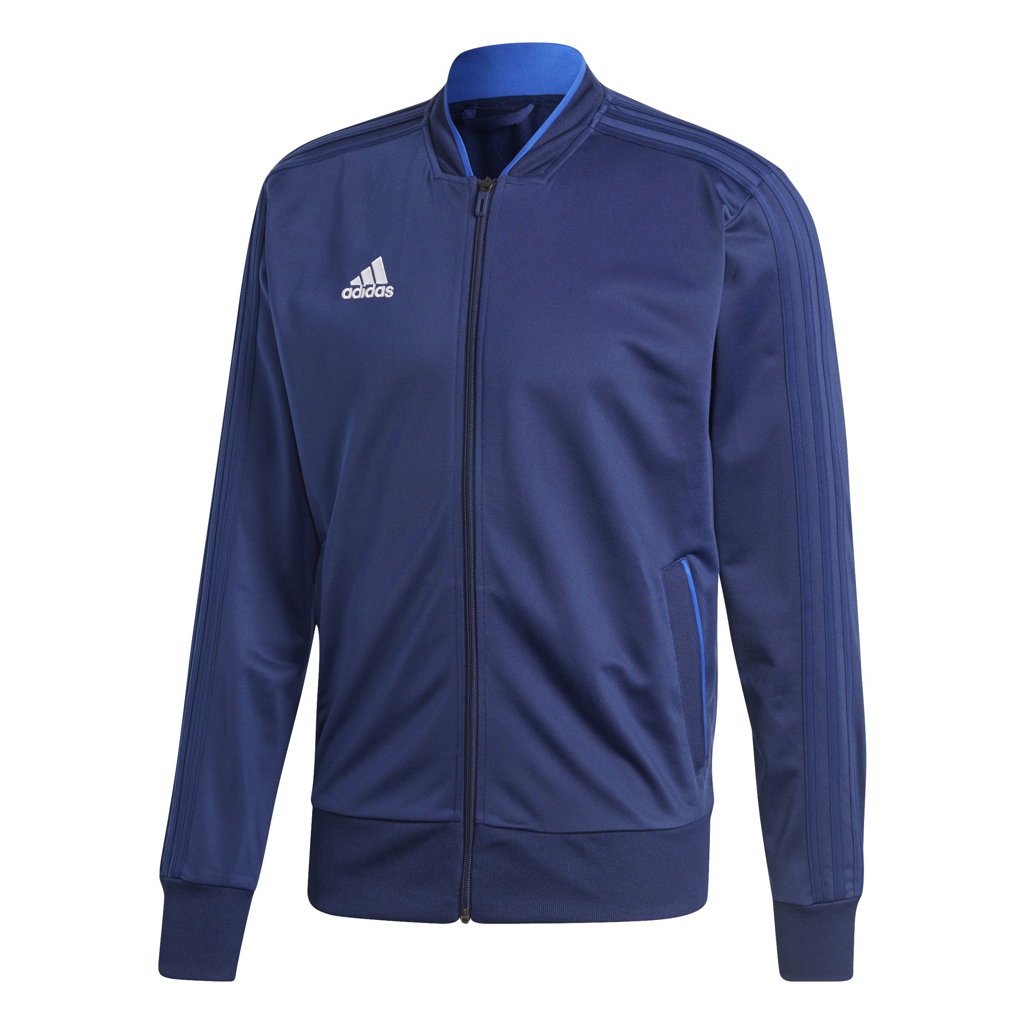 adidas Men's Condivo 18 Polyester Jacket Dark Blue/White Medium