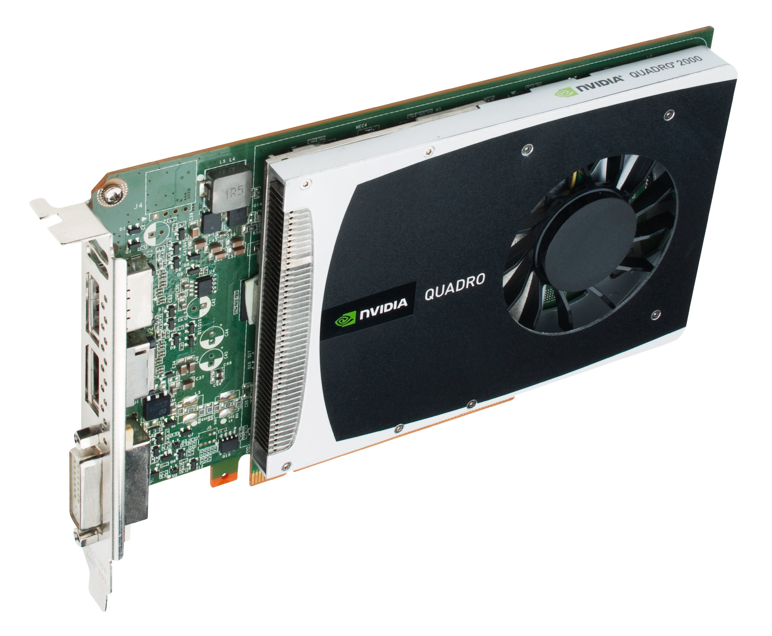 NVIDIA Quadro 2000 by PNY 1GB GDDR5 PCI Express Gen 2 x16 DVI-I DL and Dual DisplayPort OpenGL, Direct X, CUDA and OpenCL Professional Graphics Board, VCQ2000-PB