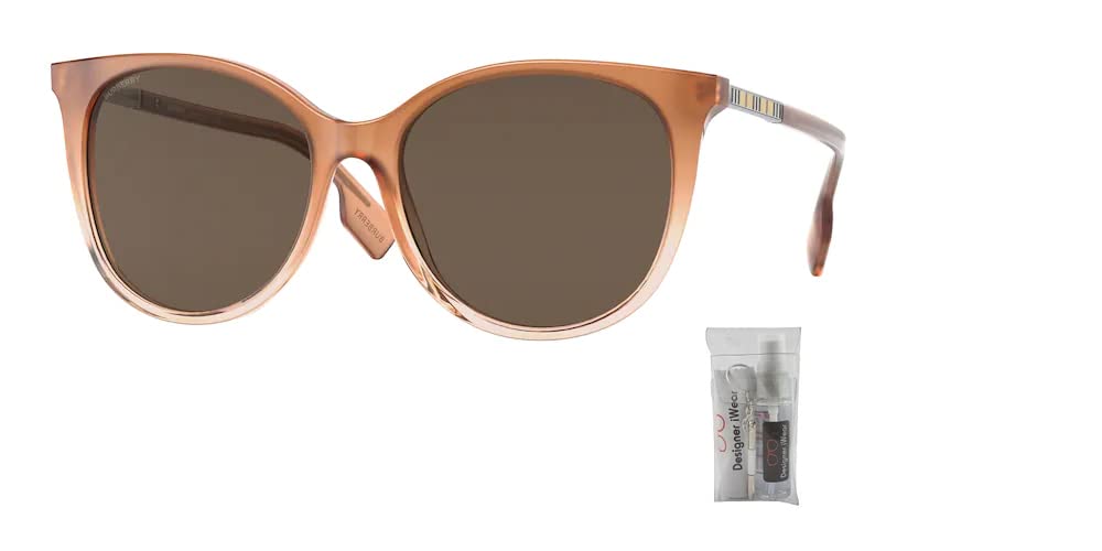 Alice BE4333 317373 55MM Brown/Brown Cateye Sunglasses for Women+ BUNDLE With Designer iWear Eyewear Kit