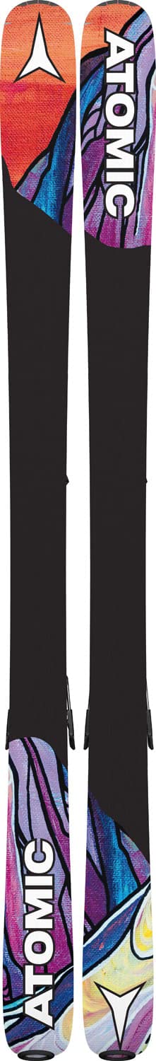 ATOMIC Bent 85 R Skis w/M 10 GW Bindings Mens Sz 175cm Grey Metallic/Blue