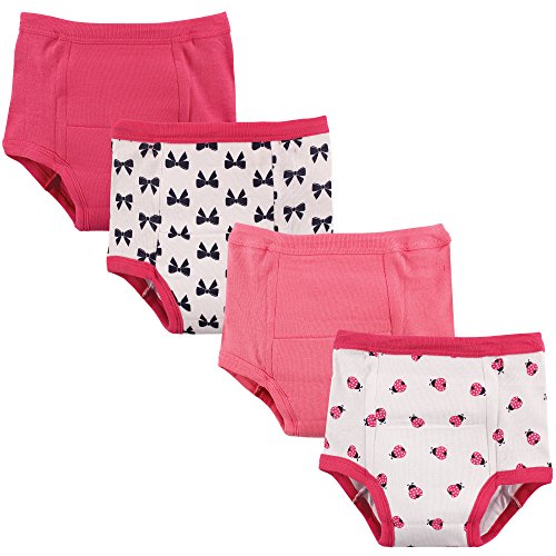 Luvable Friends Unisex Baby Cotton Training Pants, Ladybug, 12-18 Months