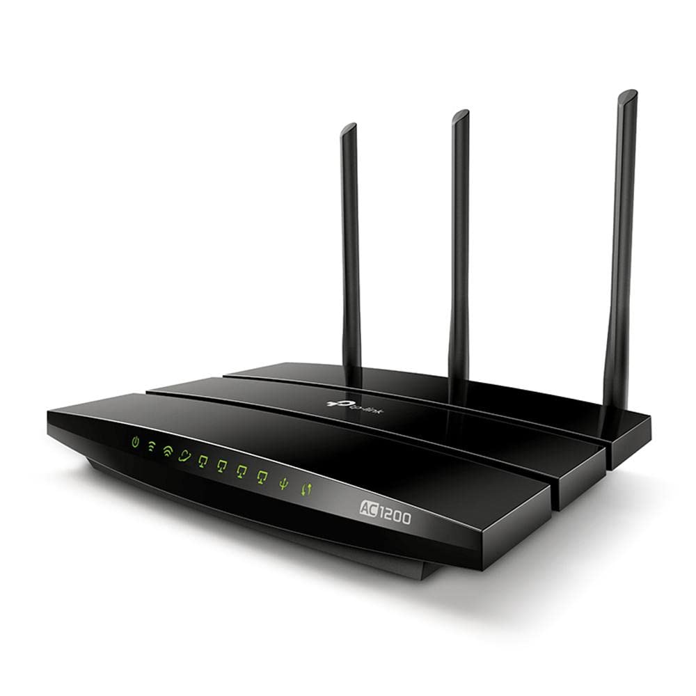 TP-Link AC1200 Gigabit Smart WiFi Router - 5GHz Gigabit Dual Band Wireless Internet Router, Supports Guest WiFi, Black