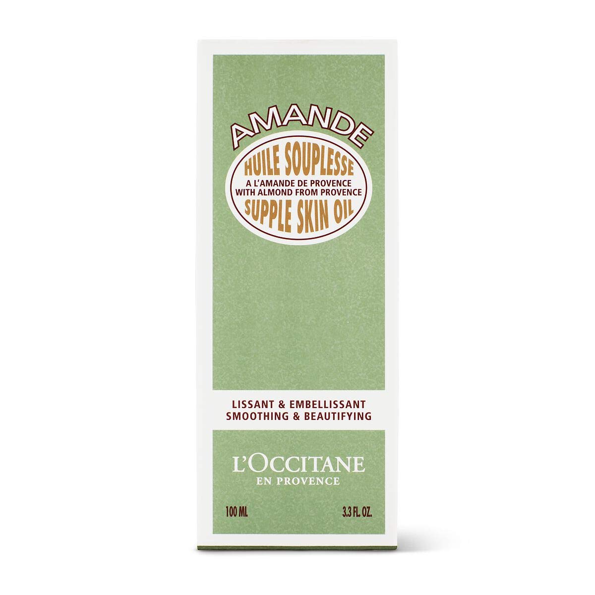 L'Occitane Almond Supple Skin Body Oil, 3.3 Fl Oz