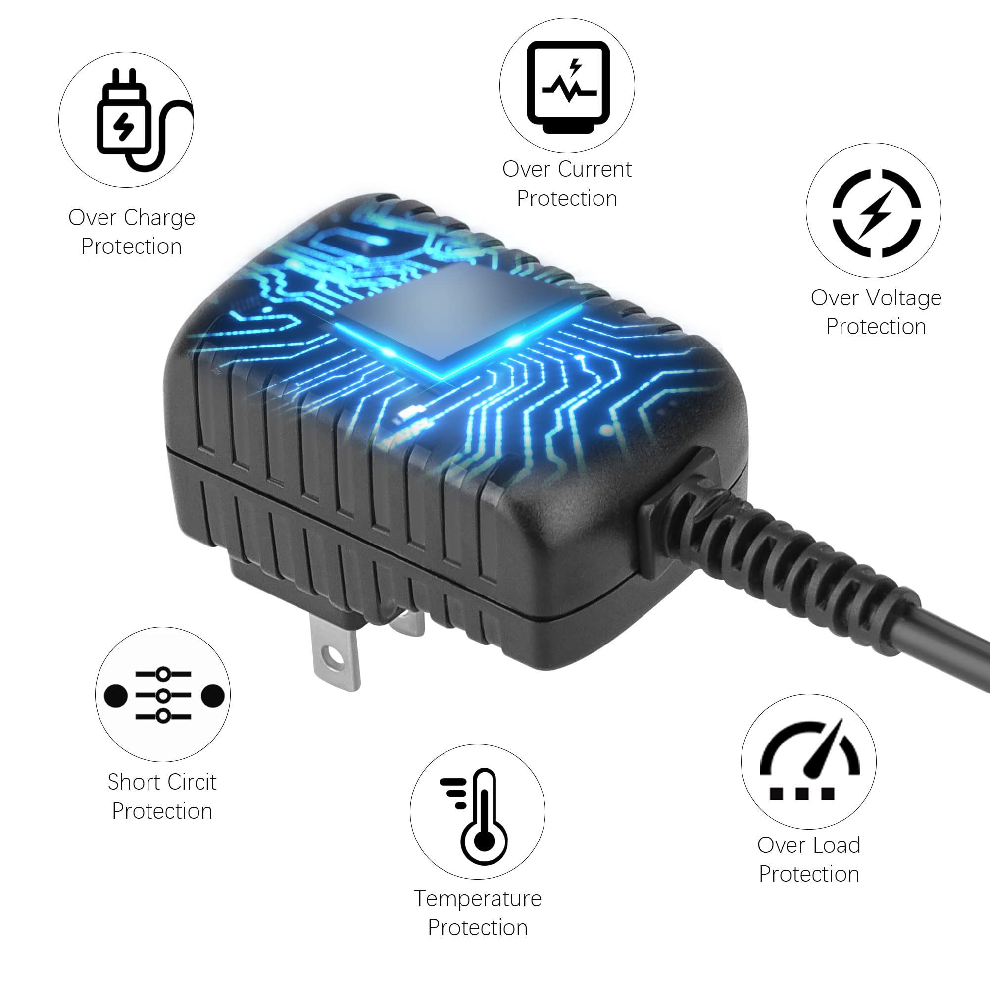 Anrom Replacement 4.5V Clipper Charger Compatible with Babylisspro Barberology FX787,FX788,FX870,FX820 Trimmers Charger Cord 10 ft