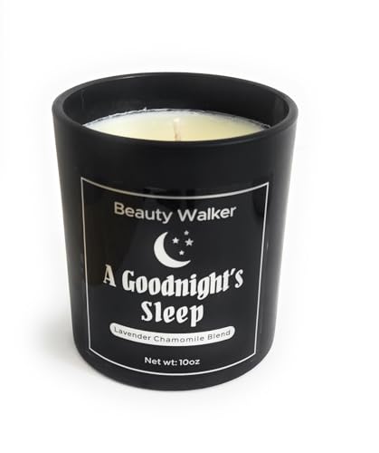 Beauty Walker A Goodnight's Sleep Candle - Lavender Chamomile 100% Natural Organic Soy Wax