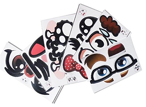 OLizee® Cute Facial Expressions Women Pregnancy Belly Stickers Maternity Photography Props(10 Sheets)