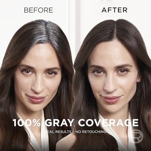 L'Oreal Paris Hair Color Root Cover Up Temporary Gray Concealer Spray, Light Brown, 2 Ounce