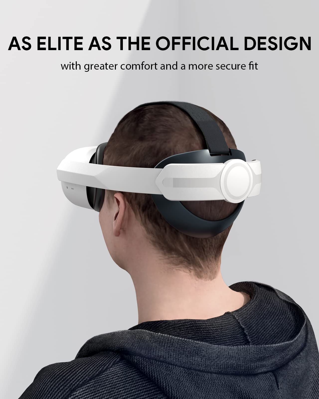 AUBIKA Head Strap for Meta/Oculus Quest 2, Replacement for Elite Strap, Enhanced Support and Comfort in VR