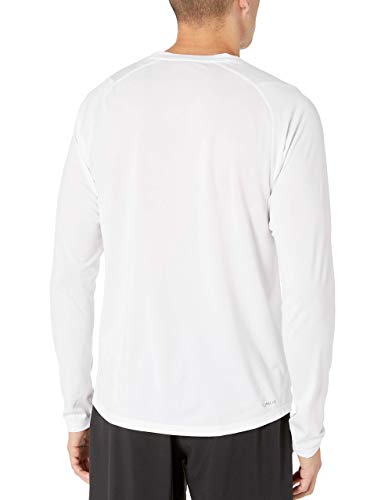 adidas Men's FreeLift Sport Solid Badge of Sport Training Tee, White, Small
