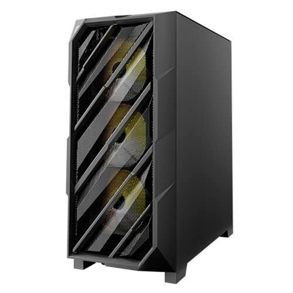 Antec DP503 ATX Mid Tower PC Case, Type-C Gen2, 3 x 120mm ARGB Fans with ARGB & PWM Controller, Up to 2 x 360mm Radiator, GPU Bracket, EATX Gaming PC Case, Black