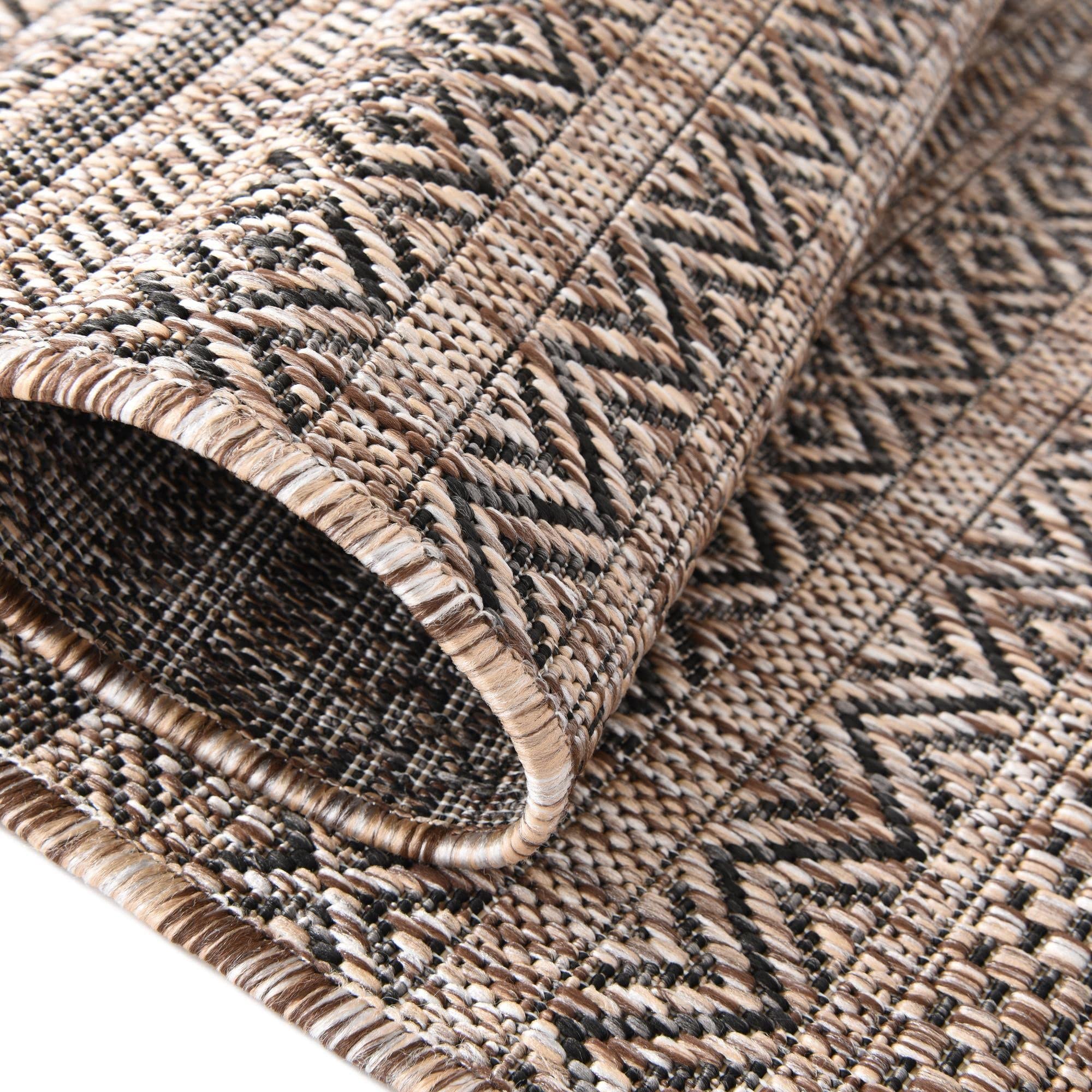 Rugs.com Outdoor Ribbon Collection Rug β 2' 2 x 3' Natural Flatweave Rug Perfect for Entryways, Kitchens, Breakfast Nooks, Accent Pieces