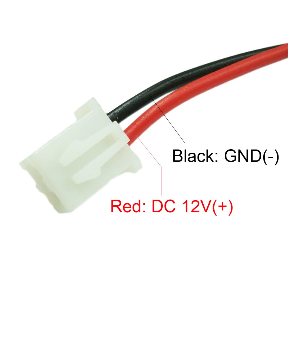 TwinkleBay 40x10mm Fan, Replacement for MagLev HA40101V4-000C-C99 4010 Cooling Fan, 2Pins 2Wires 40x40x10mm(12V, 0.8W)