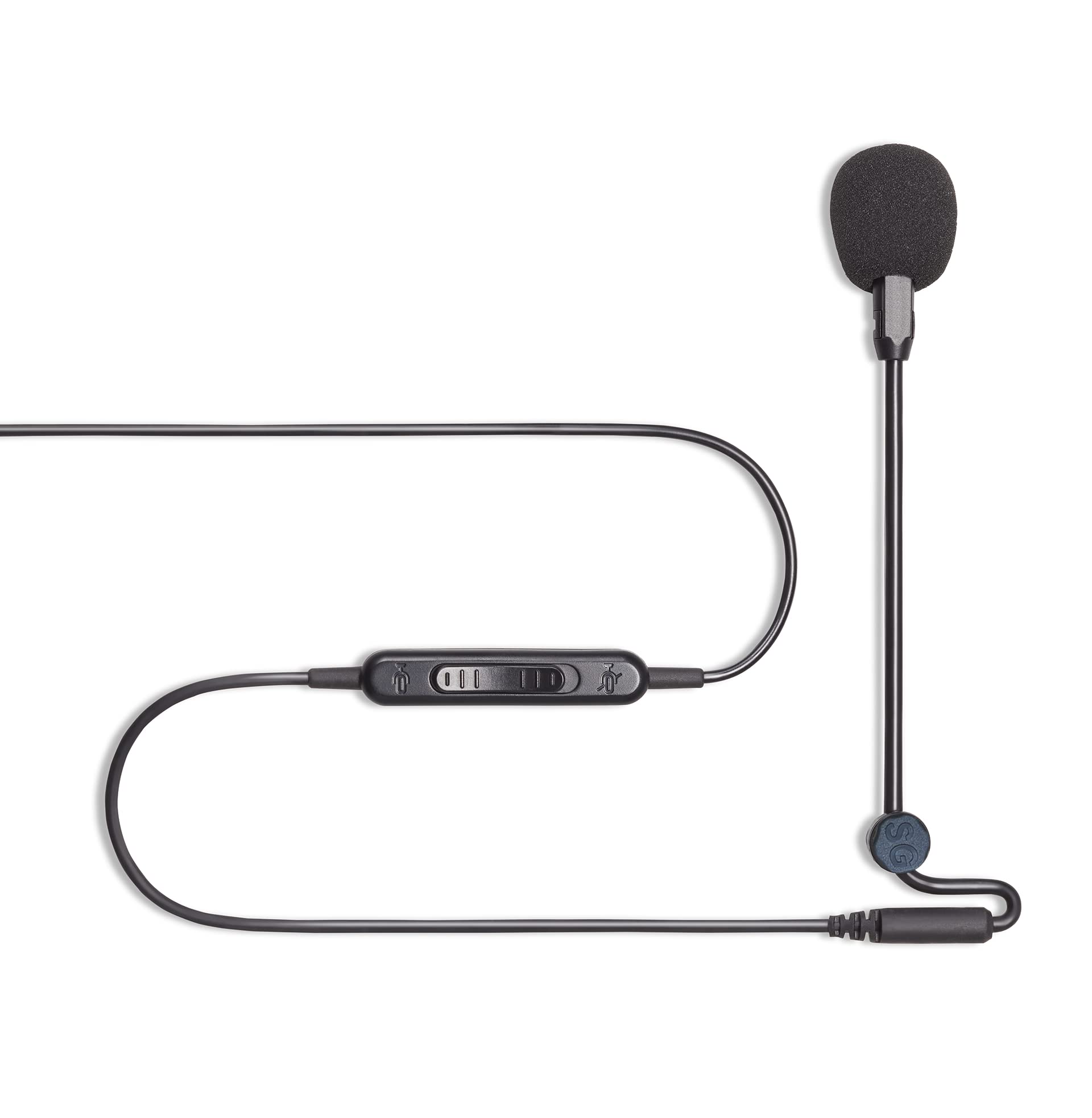 SaharaGaming Attachable Noise-Cancelling Microphone with Mute Switch Compatible with Mac, Windows PC, PlayStation 4, and More (3.5 MM)