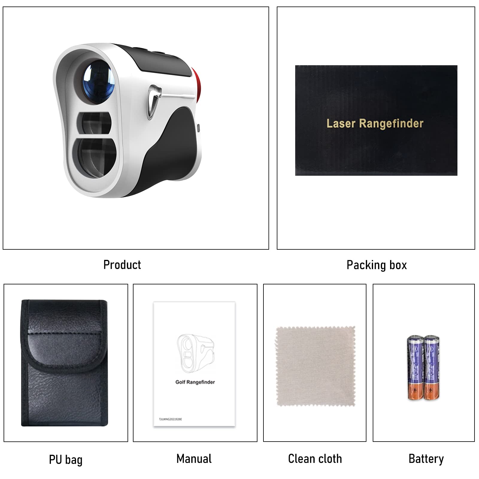 AquilaPro G4Pro Golf Rangefinder with Slope, Slope Switch for Golf Tournament Legal, 650 Yards Max Distance Range, 0.5 Yard Accuracy, 6X Magnification, Flagpole Lock with Pulse Vibrationā¦