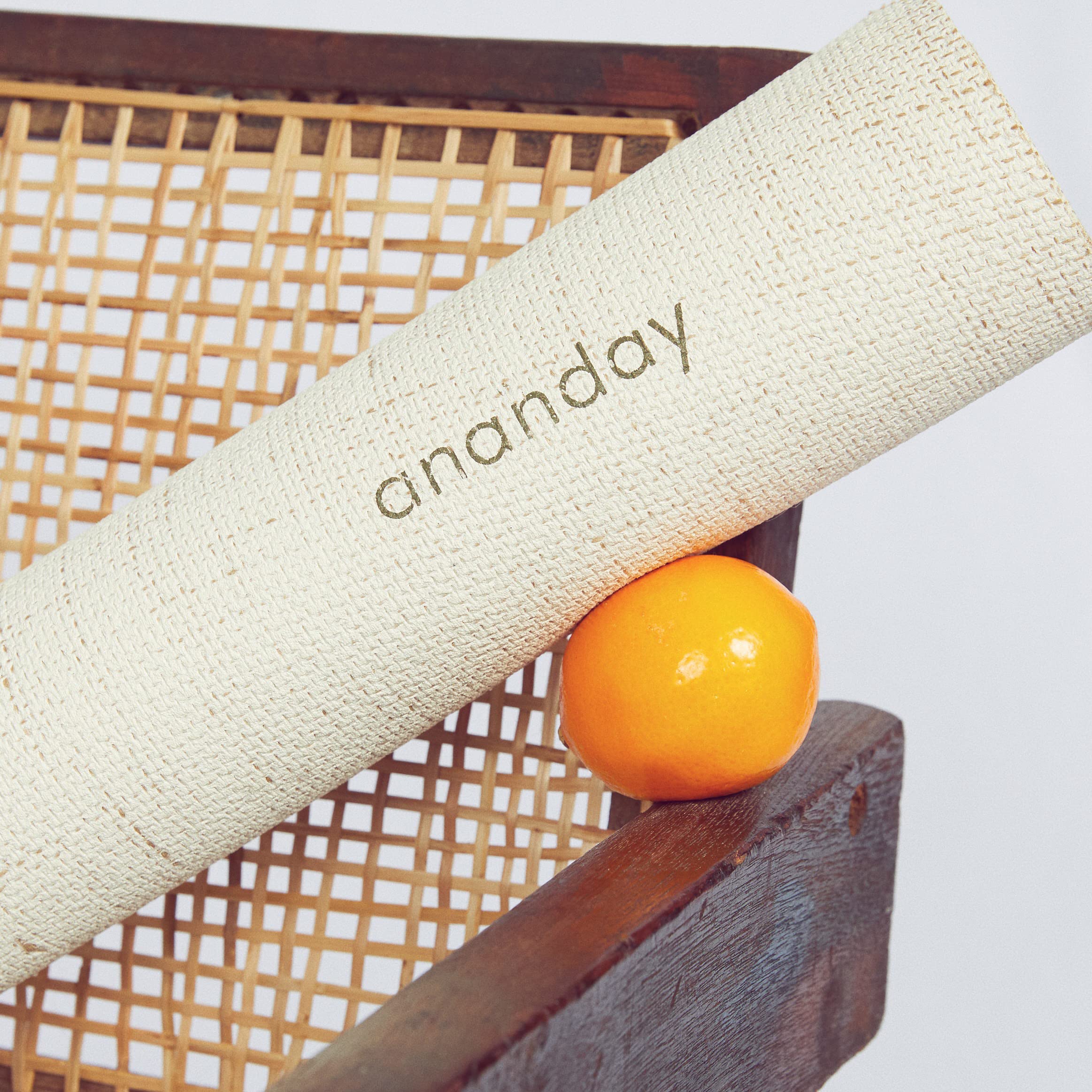 Ananday Travel Yoga Mat 2mm Thin β Lightweight, Foldable, Ultra Portable, Plastic-Free, Non-Slip, Non-Toxic, Plant-Based, Sustainable, Supportive and Carbon Neutral β Trees for Every Mat