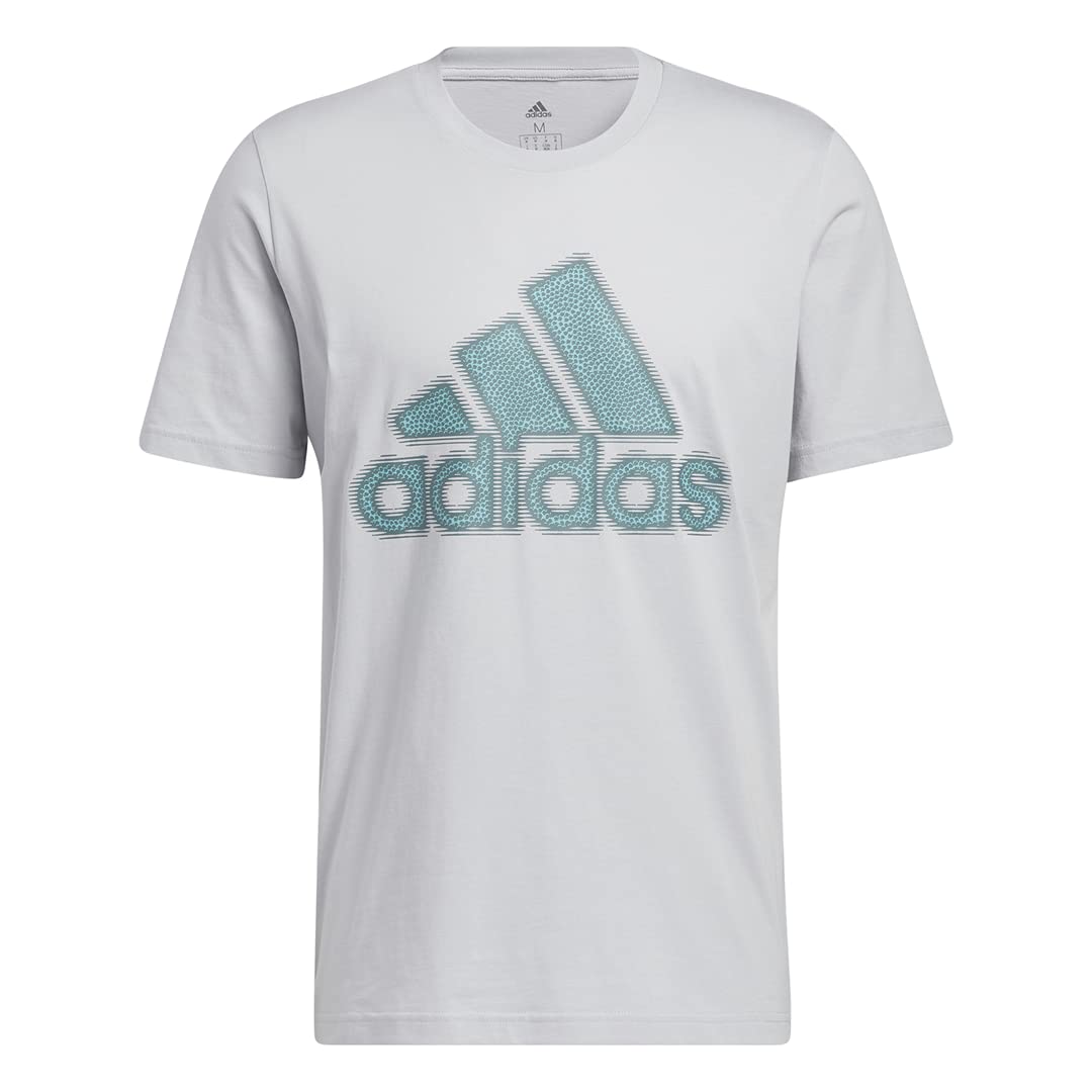 adidas Men's Ignite Badge of Sport Tee, Solid Grey, XX-Large