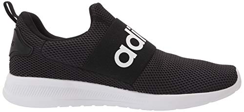 adidas men's Lite Racer Adapt 4.0 Running Shoes, Black/White/Black, 9.5 US