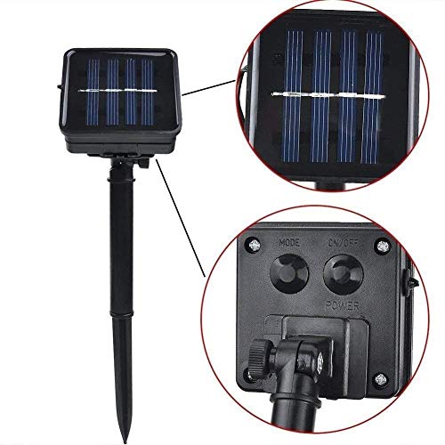 ZBM--ZBM Solar String Light 6m, 30 Lights Outdoor Fairy Lights Waterproof Crystal Ball Decorative Lights for Garden, Terrace, Garden, Home Decorative Lights Luces de hadas