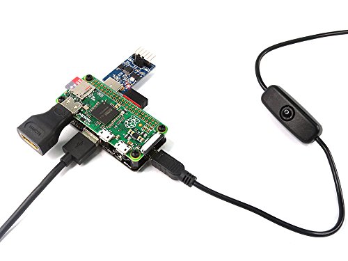 MakerSpot 4-Port Stackable USB Hub HAT for Raspberry Pi Zero V1.3 (with Camera Connector) and Pi Zero W /2W (with Bluetooth & WiFi)