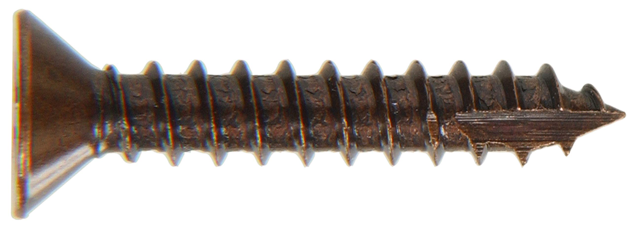 Hillman 45367 9-Inch x 1-Inch Flat Phillips Wood Screw, Antique Bronze, 30-Pack