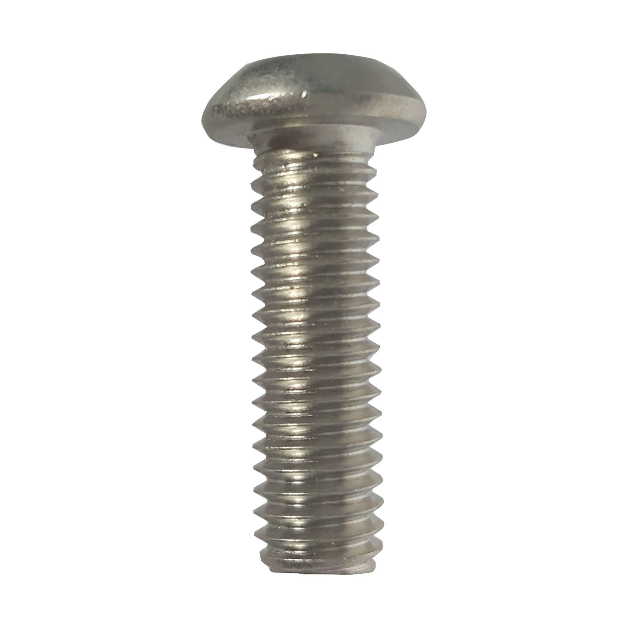 Fastenere Torx Security Machine Screws - 10-24 x 3/8" (25-Pack) Stainless Steel, Tamper-Resistant, Button Head Screws, Bolt Screw for Higher Level of Safety & Theft Prevention