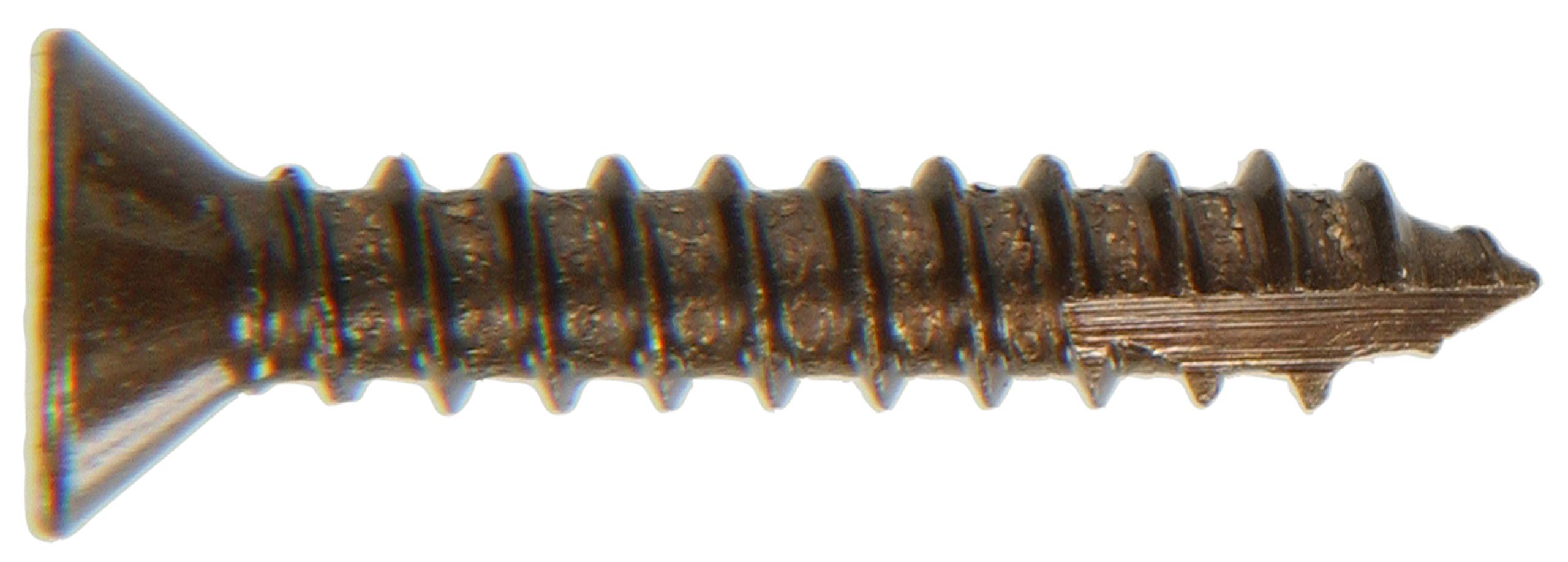 Hillman 45463 #9 x 1" Antique Bronze Flat-Head Phillips Wood Screws, 30 Pieces