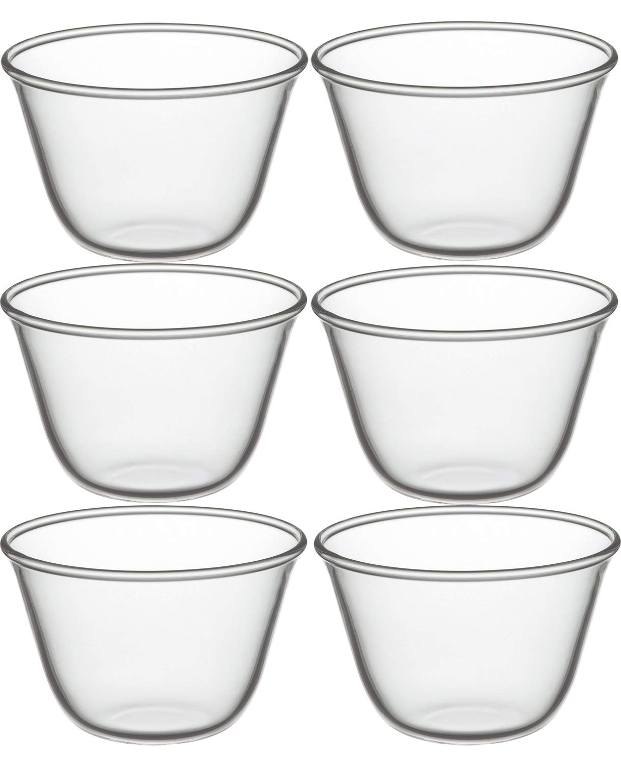 iwaki KBT942 Sweet Cups (Jelly), 5.3 fl oz (160 ml), Set of 6