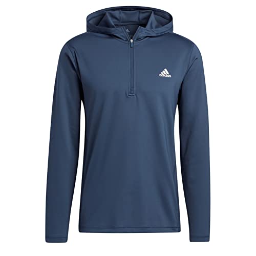 adidas Men's Novelty Hoodie, Crew Navy, X-Large