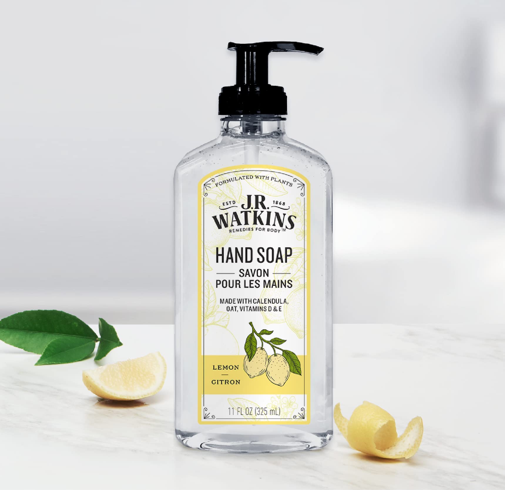 J.R. Watkins Naturals Lemon Hand Soap - Clear, 11 Oz