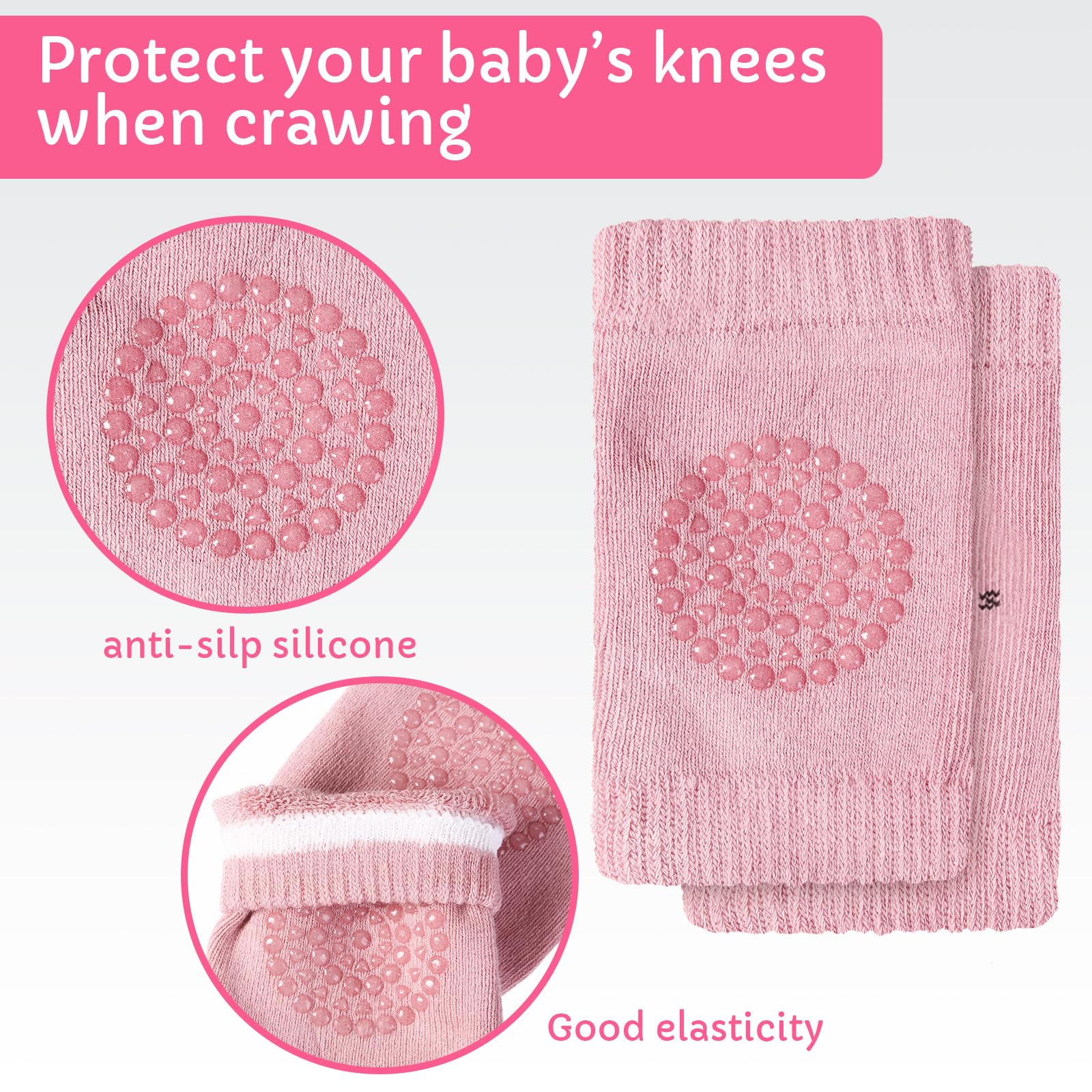 Geyoga 2 Pack Baby Safety Helmet for Crawling Walking with 2 Pairs Knee Pads Baby Head Protector Adjustable Baby Head Cushion Bumper Bonnet for Learning to Walk(Owl Style)