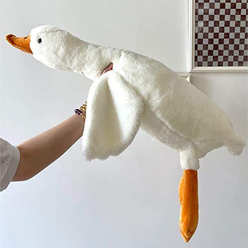 Tanha Goose Plush, Goose Stuffed Animal, White Stuffed Goose, Soft and Cute Duck Plush Gift for Kids and Adults(35 inch, 90cm)