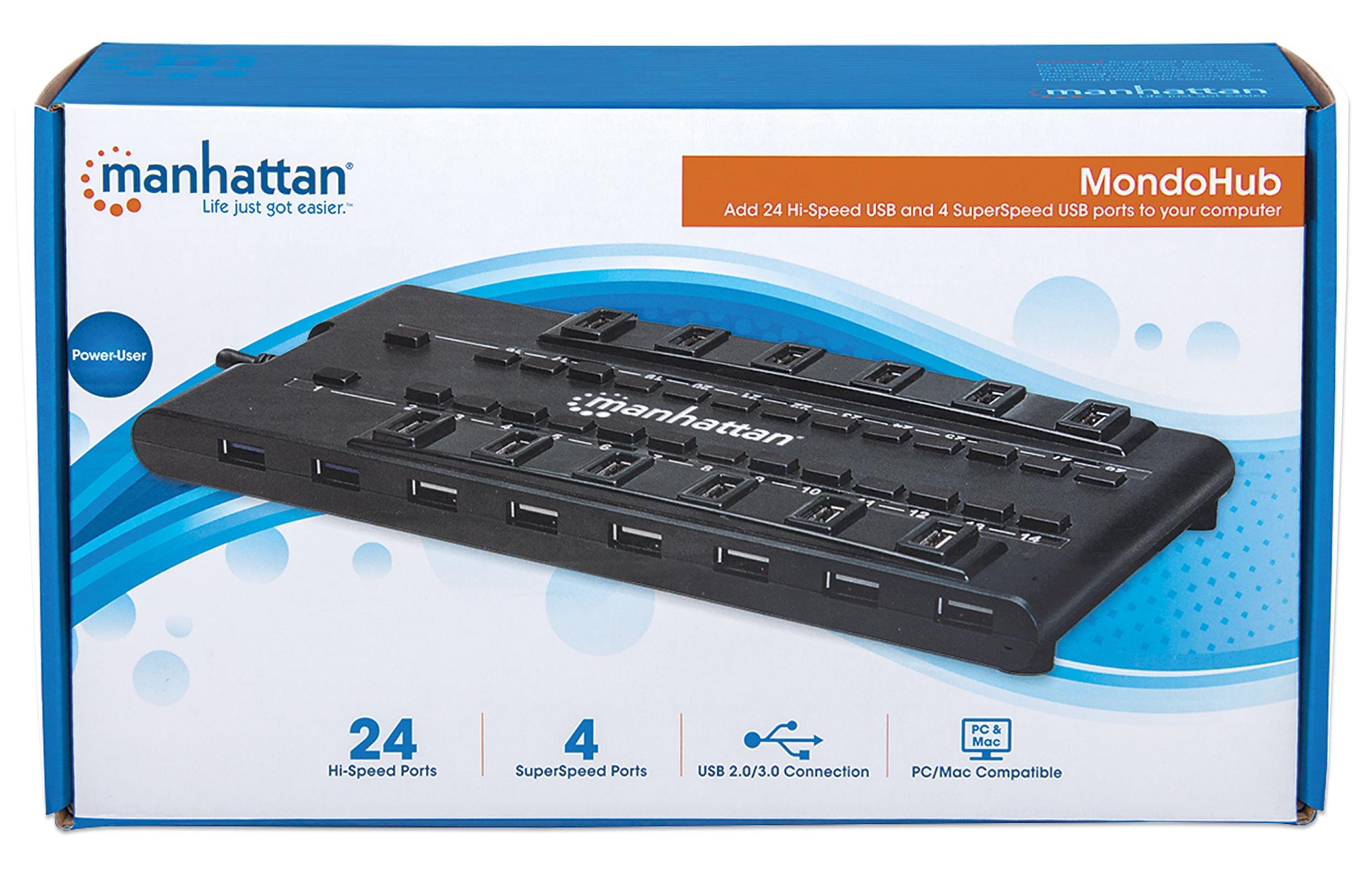 Manhattan 28 Port USB Hub (161718)