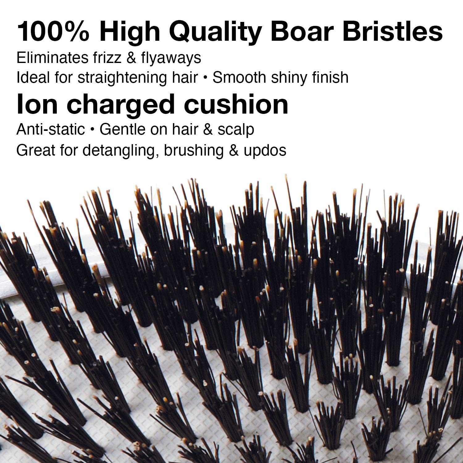 Olivia Garden Ceramic + Ion Supreme Paddle Hair Brush CISP-CO (Combo)