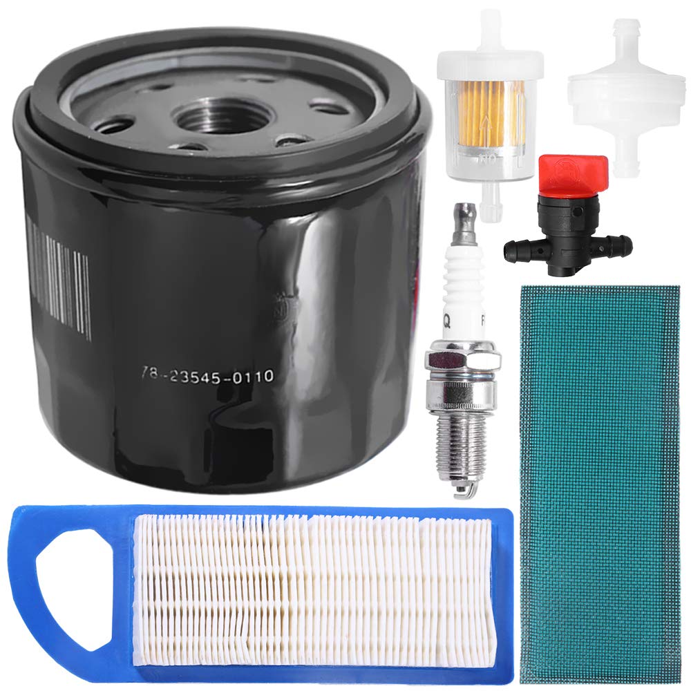 Anxingo 795115 794422 Air Filter Oil Fuel Filter Replacement for B S 31A507 31A677 31A607 31E607 31E677 698083 697153 Intek 15.5HP 17-17.5HP Tractor Engines John Deere Toro Lawn Mower