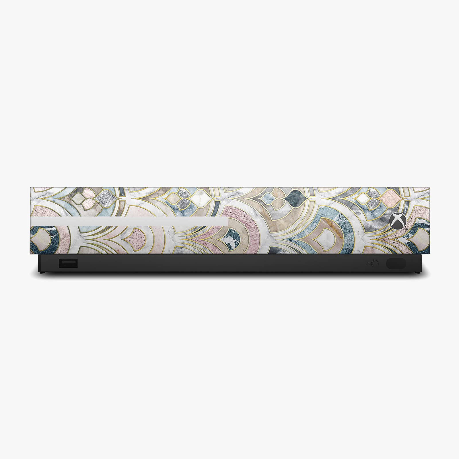 Head Case Designs Officially Licensed Micklyn Le Feuvre Art Deco Tiles In Soft Pastels Art Mix Vinyl Sticker Gaming Skin Decal Cover Compatible With Xbox One S Console