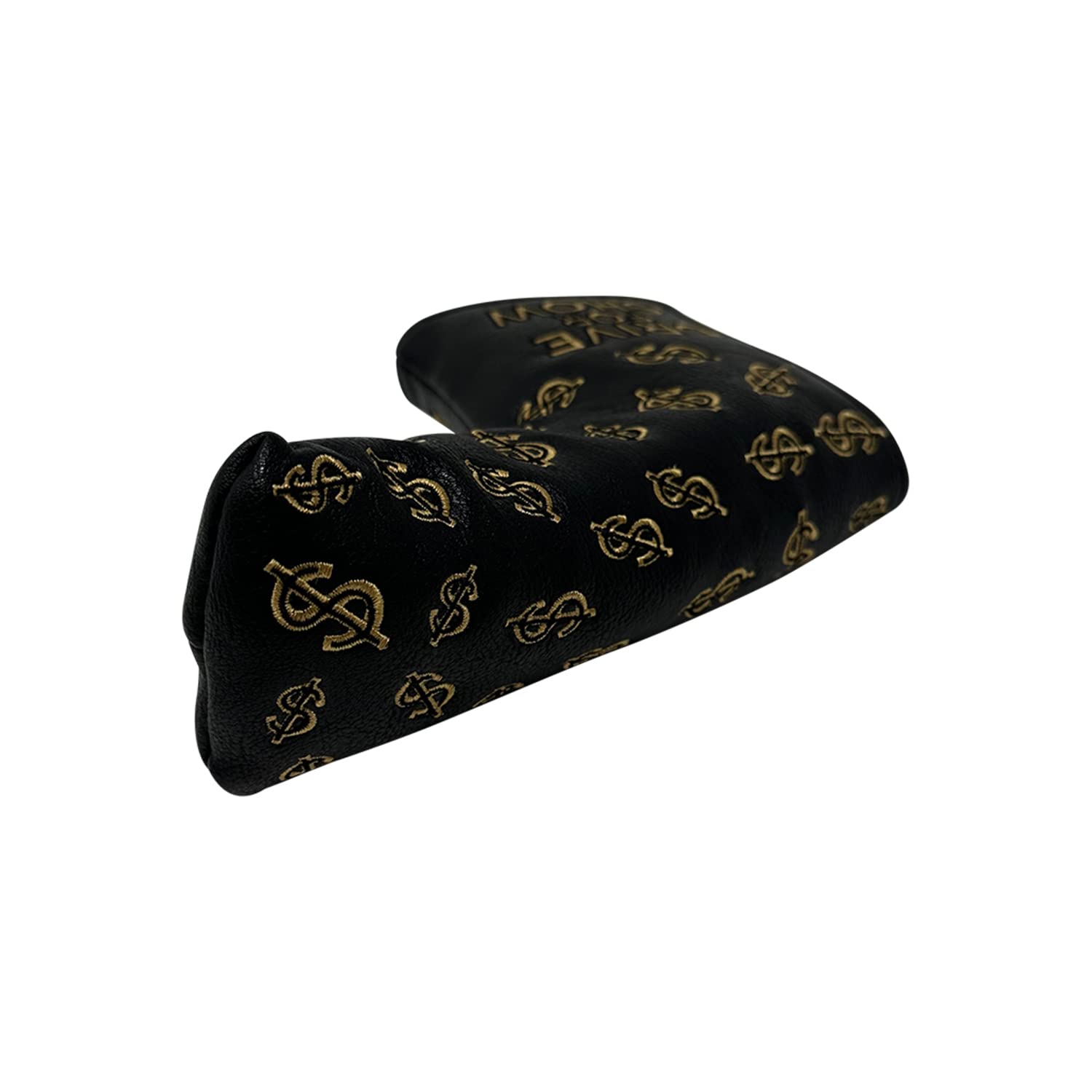 and Etcetera Breakers Golf Blade Putter Cover Headcover Putt for Dough Drive for Show Synthetic Leather Magnetic Closure for Scotty Cameron Odyssey Taylormade Ping Callaway (Black Gold)