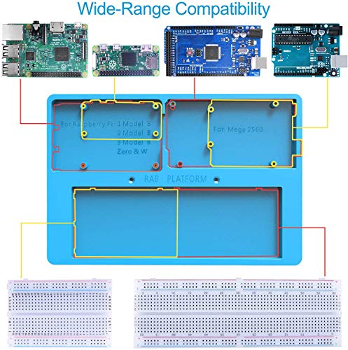 UNIROI Ultimate Starter Kit Compatible with Arduino IDE 328P Control Board, 260 Pages Detailed Tutorial, 217 Items, 51 Projects, Breadboard with Arduino IDE Starter Kit