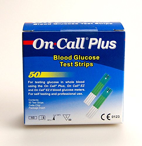 On Call Plus Blood Glucose Test Strips (50 Test Strips)