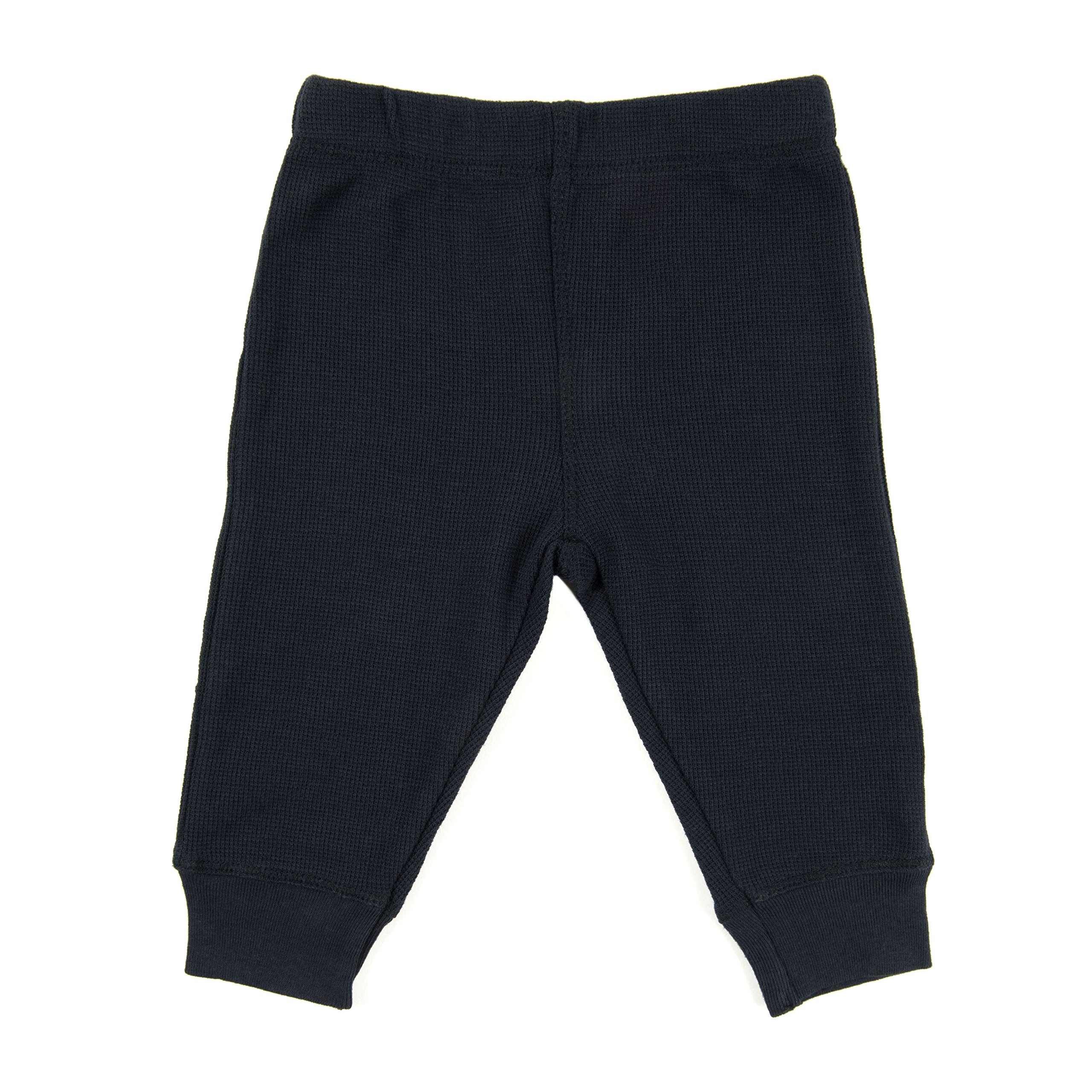 Leveret Baby Boys Girls Two Pack Legging Navy & Red Size 3 Months