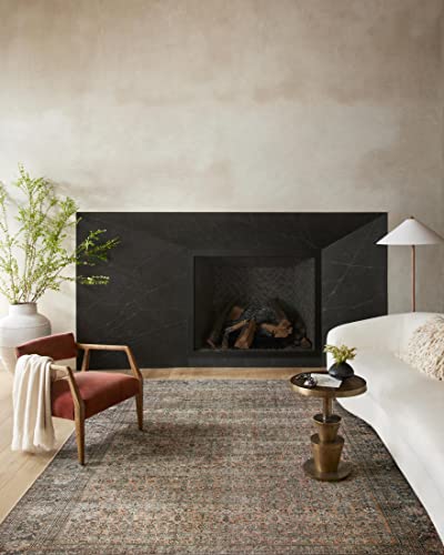 Loloi II Adrian Terracotta/Multi 2'-3" x 3'-9" Accent Rug