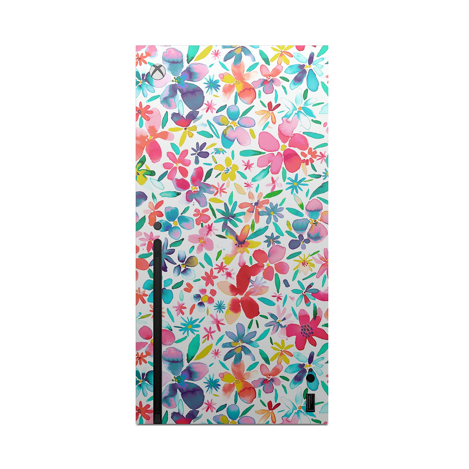 Head Case Designs Officially Licensed Ninola Colorful Petals Spring Art Mix Vinyl Sticker Gaming Skin Decal Cover Compatible With Xbox Series X Console and Controller Bundle