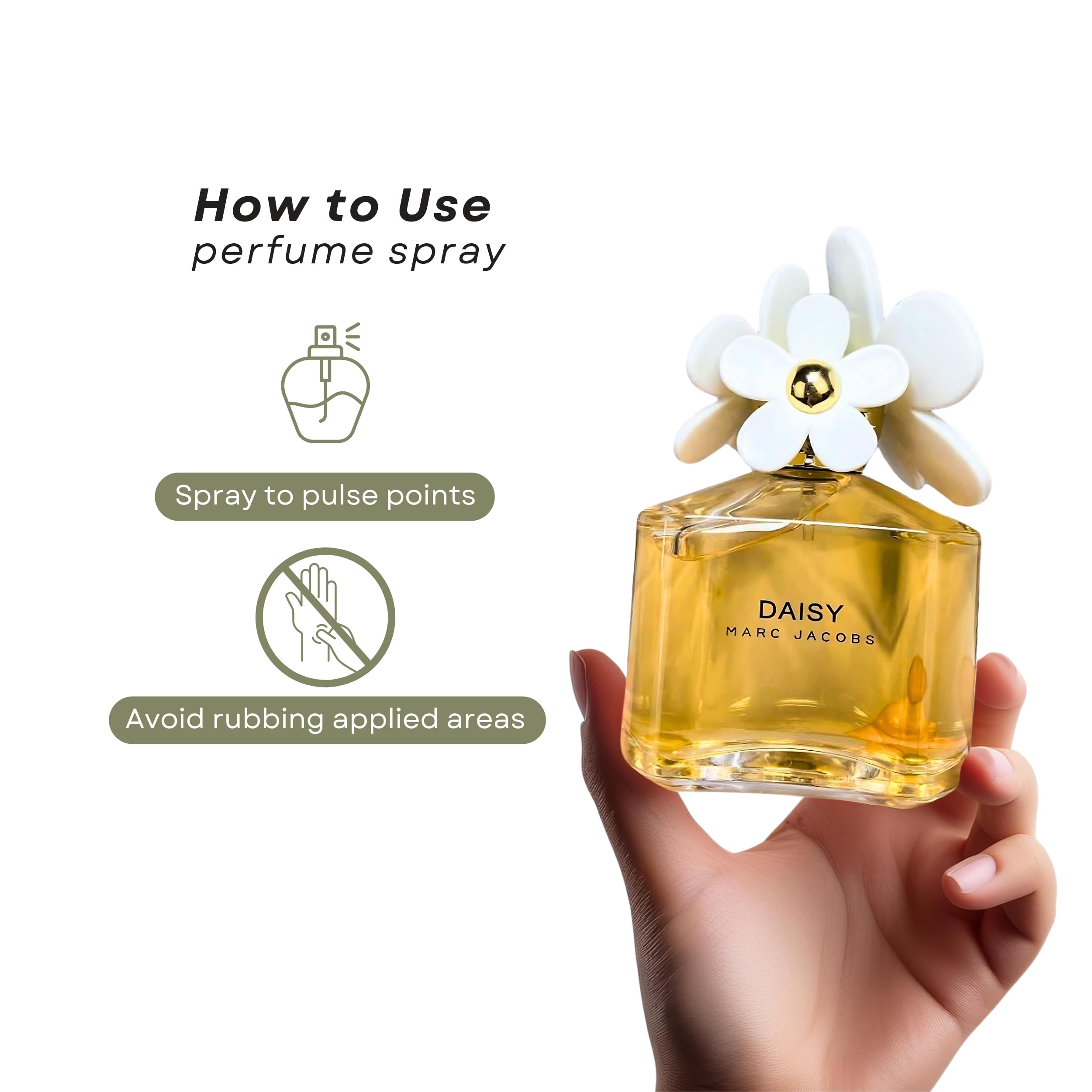 Marc Jacobs Daisy 2-Piece Fragrance Gift Set for Women (Eau de Toilette Spray, 3.4 Ounce and Luminous Body Lotion, 2.5 Ounce)