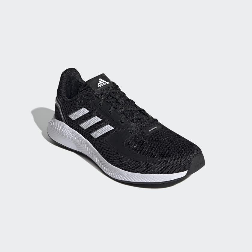 adidas Men's Runfalcon 2.0 Running Shoe, Black/White/Grey, 11