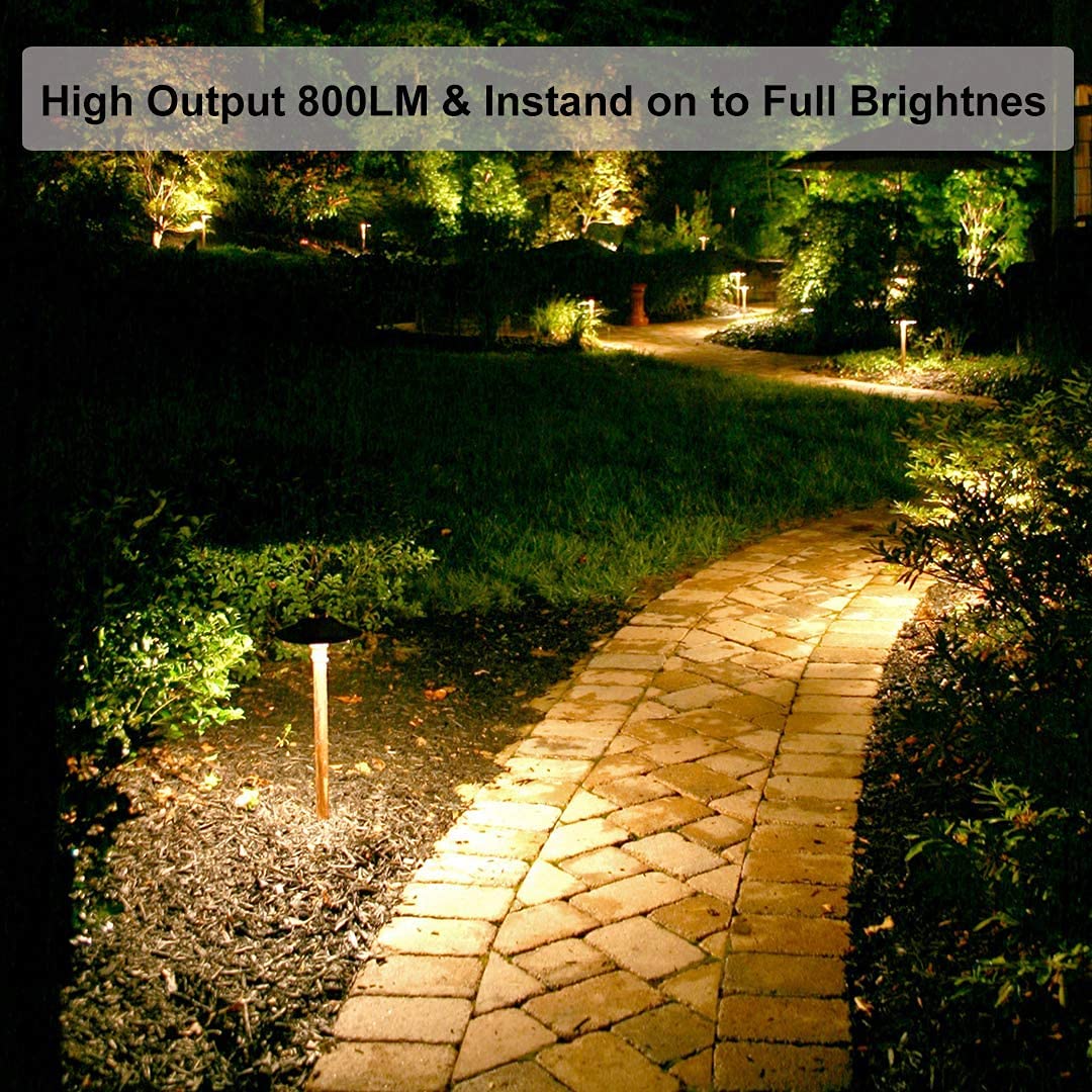 Vinaco MR16 Bulb,6 Pack MR16 Halogen Bulb 50W GU5.3 Base, 800LM High Output MR16 12V 50W Halogen, 2800K Warm White MR16 Dimmable with Clear Glass Cover, MR16 GU5.3 for Landscape, Track Lights