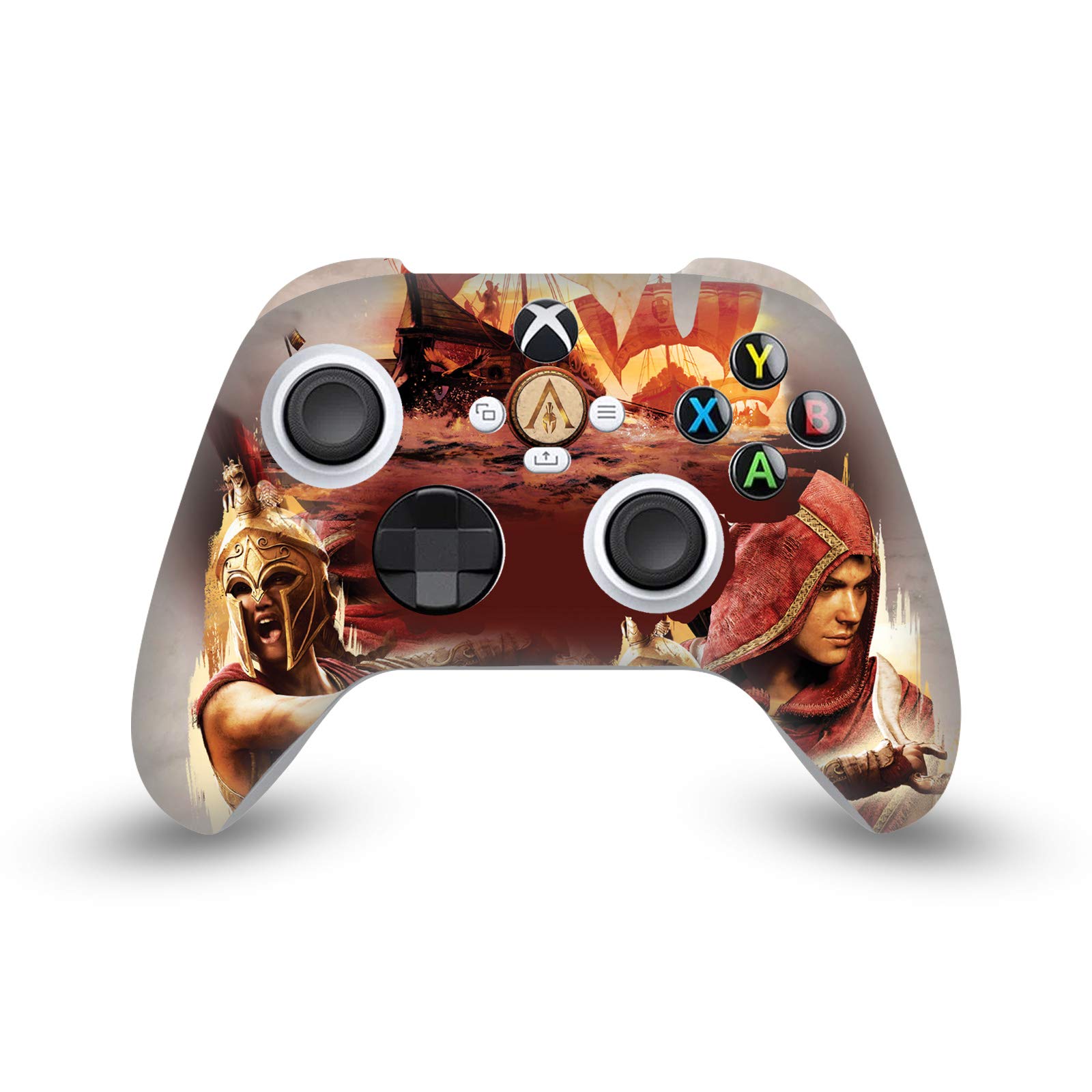 Head Case Designs Officially Licensed Assassin's Creed Kassandra Odyssey Artwork Vinyl Sticker Gaming Skin Decal Cover Compatible With Xbox Series X/S Controller