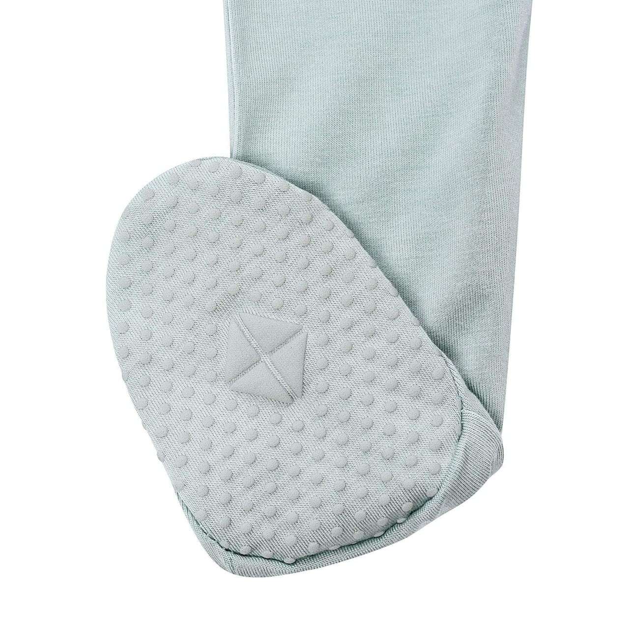 KYTE BABY Unisex Zipper Closure Footies, Rayon Made From Bamboo (0-3 Months, Sage)