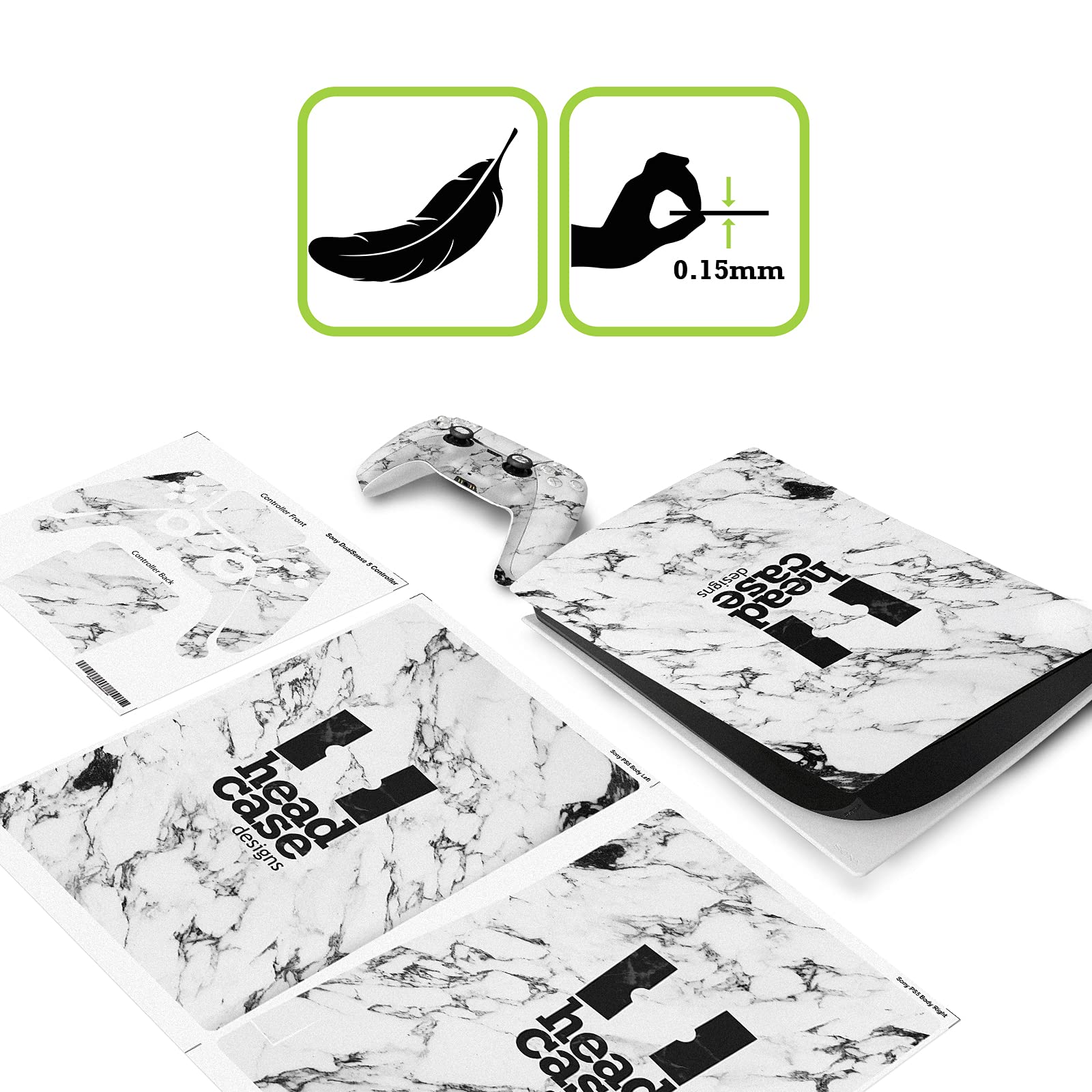 Head Case Designs Officially Licensed Cosmo18 Milky Way Art Mix Vinyl Faceplate Sticker Gaming Skin Decal Cover Compatible With Sony PlayStation 5 PS5 DualSense Controller